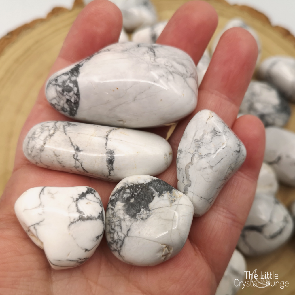 Howlite Tumbled Crystal - The Little Crystal Lounge