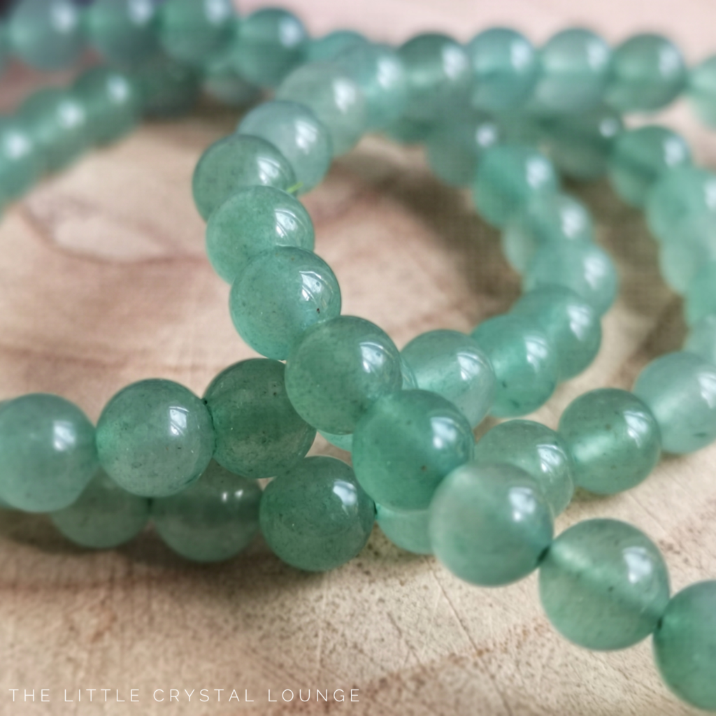 Green Aventurine Bead Bracelets - The Little Crystal Lounge